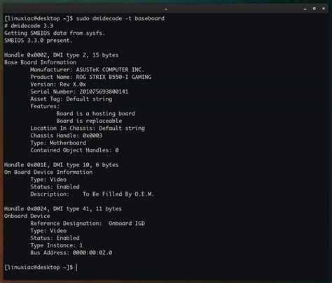 Dmidecode Get System Hardware Information On Linux