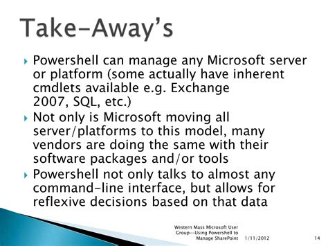Using Powershell To Manage Sharepoint Pptx Operating Systems Computer Software And