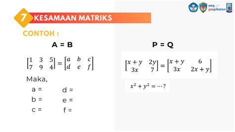 Jenis Tranpose Dan Kesamaan Matriks