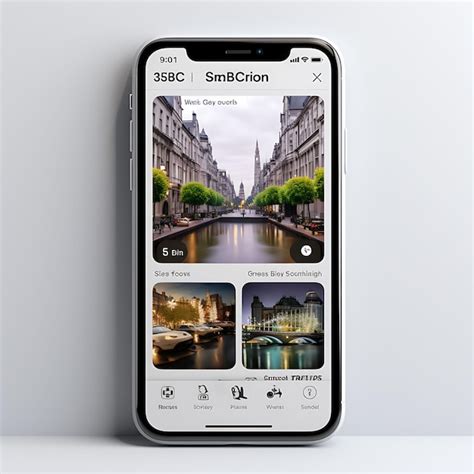 Premium Ai Image Mobile App Design Of News News Aggregator App Design Clean And Minimalist