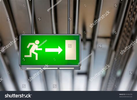 Hanging Exit Signage Images Browse Stock Photos Vectors Free Download With Trial