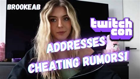 Twitch Streamer Brookeab Addresses Cheating Rumors Youtube