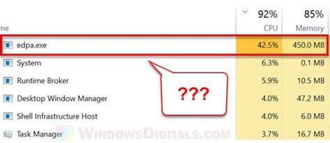 what is edpa exe it s using high cpu r windows10howto