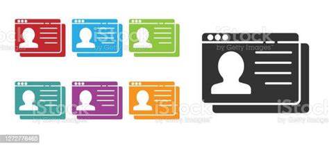 흰색 배경에서 격리된 검은색 이력서 아이콘입니다 Cv 응용 프로그램 전문 직원을 검색 인력 분석 이재개됩니다 다채로운 아이콘을 설정합니다 벡터 0명에 대한 스톡 벡터 아트