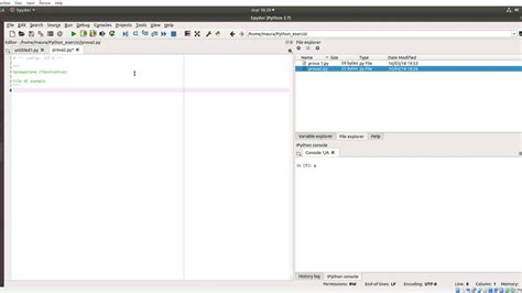 Creare Un File Py In Spyder Ed Eseguire Uno Script Python Youtube