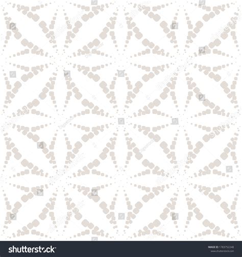Vector Geometric Dotted Seamless Pattern Subtle Stock Vector Royalty