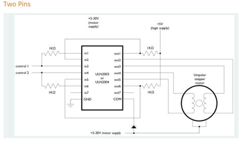 How To Wire 28BYJ 48 ULN2003 For 2 Pin Use