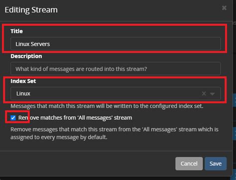 How Can I Remove The Default Index Set And All Messages Stream Graylog Central Peer Support