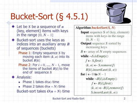 Ppt Bucket Sort And Radix Sort Powerpoint Presentation Free Download Id6444497
