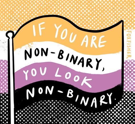 Its Non Binary Awareness Week 💛🤍💜🖤 Non Binary Is A Gender Identity It