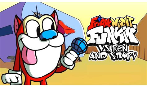 Fnf Vs Ren And Stimpy Play Online On Sprunki