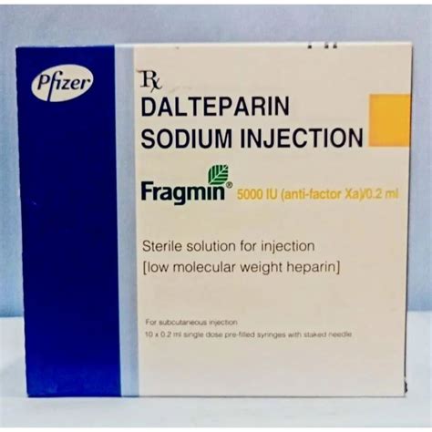 Fragmin 5000 Iu Injection At ₹ 999 Piece Mayapuri Near Surya Hotel New Delhi Id 2854596513062