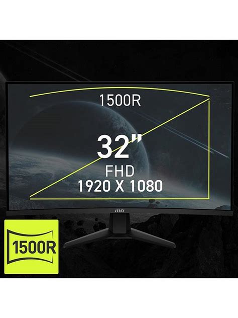 Msi Mag 32c6x 32 Inch Full Hd 250hz Adaptive Sync Curved Gaming