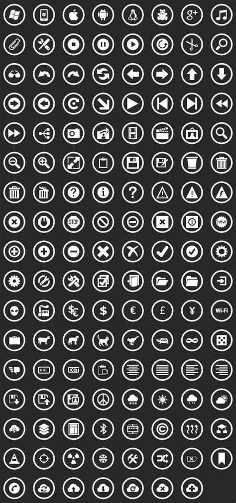 Metro Ui Icon Set