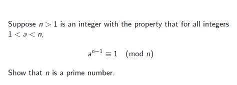 Solved Suppose N Is An Integer With The Property That For Chegg Com