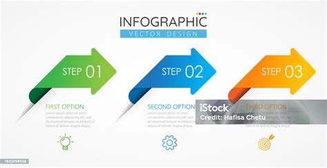 아이콘과 프레젠테이션 배너 워크플로 레이아웃 프로세스 다이어그램 순서도 정보 그래프를 위한 3가지 옵션 또는 단계가 있는 인포그래픽 화살표 디자인 템플릿입니다 비즈니스