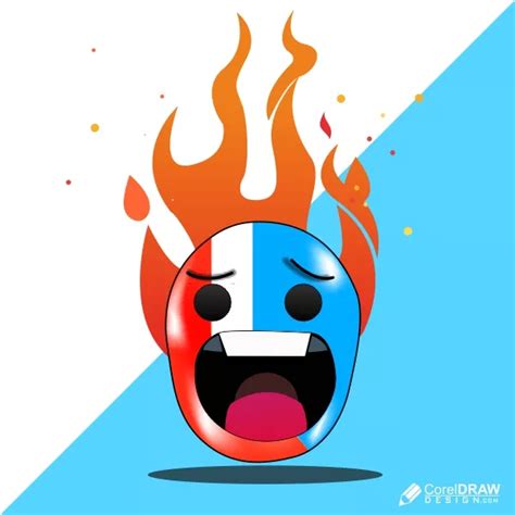 Crazy Emoji Symbol Free Vector Eps Cdr Ai Svg Vector Illustration