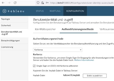 Integration Between Tableau Server And Data Virtuality Server