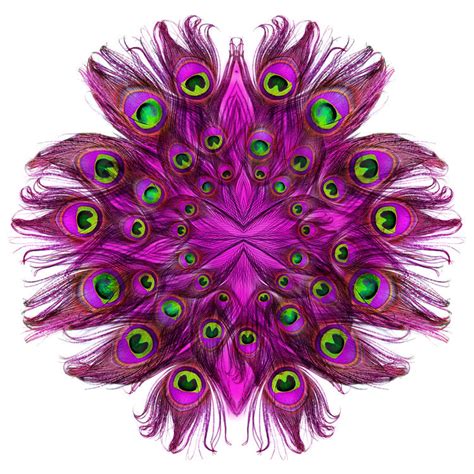 Purple Peacock Mandala Tattoo Design Tattapic®