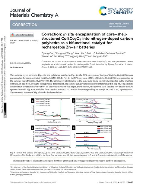 Pdf Correction In Situ Encapsulation Of Coreshell Structured Coco