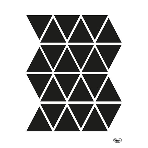Universal Stencil Din A3 Triangle Pattern Background Universal Stencils Stencils Stamps
