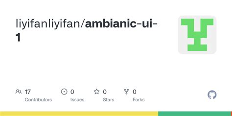 Github Liyifanliyifan Ambianic Ui
