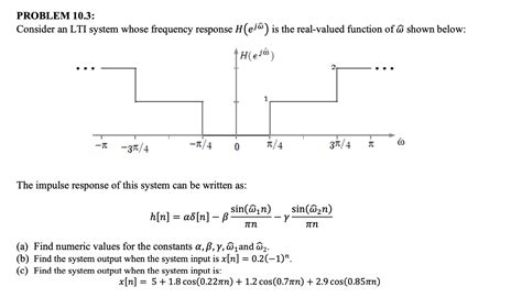 [solved] problem 10 3 consider an lti system whose freque