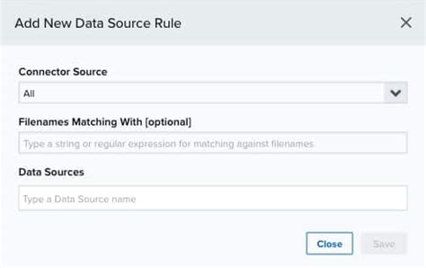 Adding A Data Source Rule