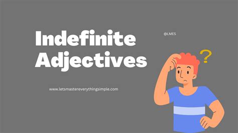 Indefinite Adjectives Definition And Example English Grammar