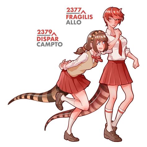神秘巨兽棘背龙 On Instagram 【paleo Idol】meet Dispar And Fragilis As You May