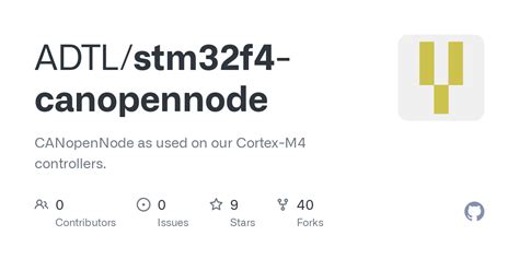 GitHub ADTL Stm32f4 Canopennode CANopenNode As Used On Our Cortex M4 Controllers