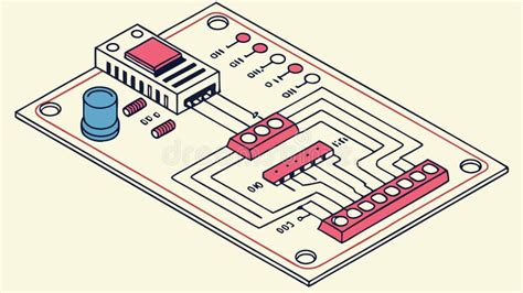 Circuit Board Electronics Technology Hardware And Digital Components Vector Design Technology