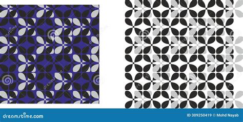 Seamless Flower Pattern Vector Cdr Coreldraw X16 Stock Illustration