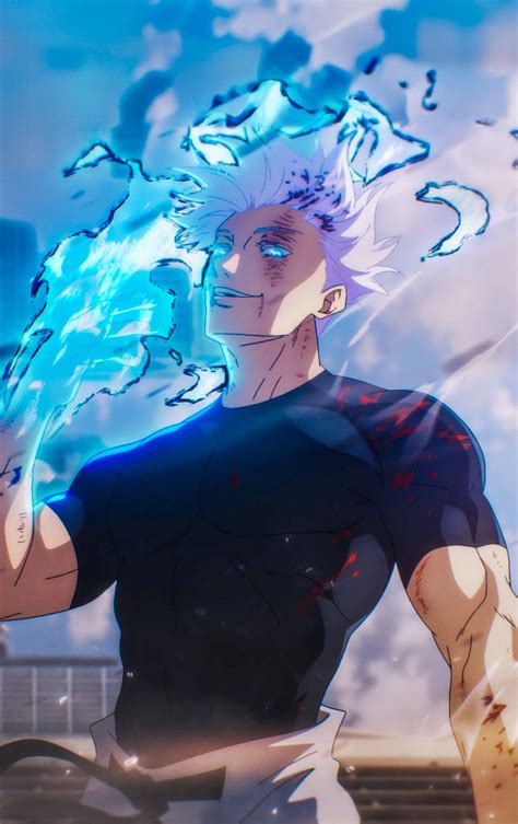 840x1336 Resolution Satoru Gojo 2023 Digital Jujutsu Kaisen Art 840x1336 Resolution Wallpaper