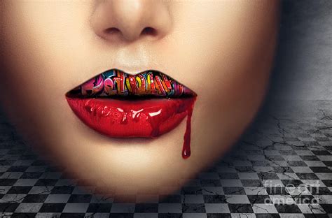 Sexy Graffiti Surreal Digital Art By Mark Ashkenazi Fine Art America