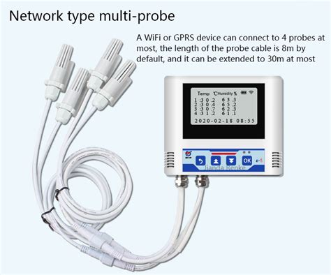 Industrial Multi Channel Data Logger Temperature Humidity Recorder