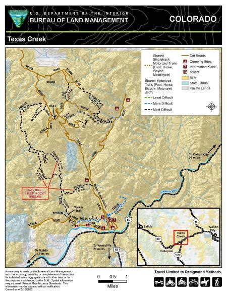 Blm Co Rgfo Texas Creek Map Bureau Of Land Management