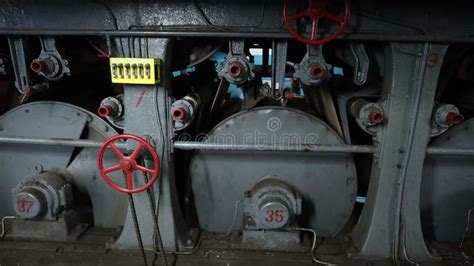 A Roll Of Technical Paper In The Warehouse Of Finished Products Of A