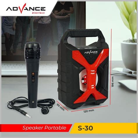 Jual Speaker Advance S30 Bt Bluetooth Plus Mic Speaker Karaoke S 30