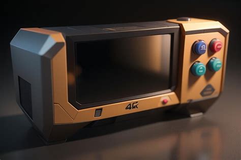 Premium Ai Image Game Console Console Device 3d Rendering Model Handheld Entertainment Offline