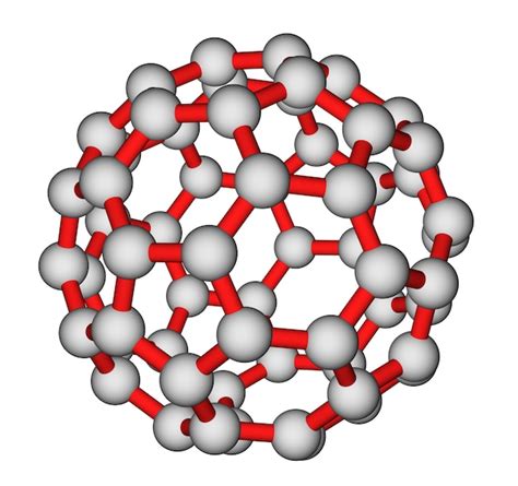 Premium Photo Optimized Molecular Structure Of Fullerene C60 On A