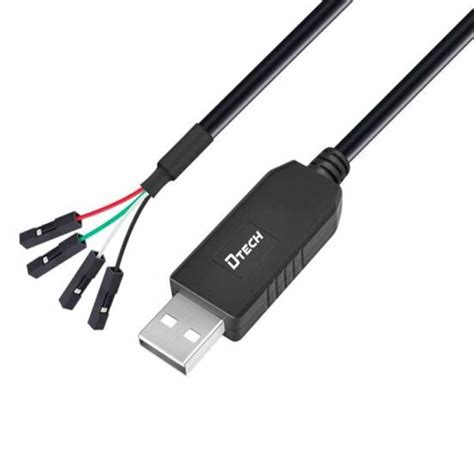 Dtech Usb To Ttl Serial Adapter 33v Debug Cable Tx Rx Signal 1