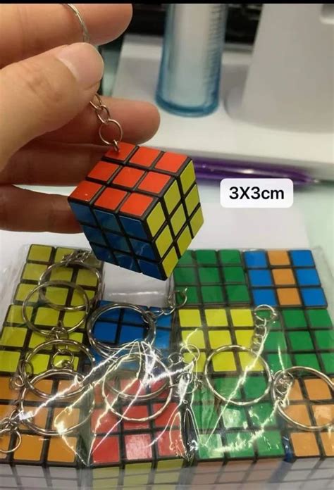 Multicolor Plastic Rubiks Cube Key Chain Packaging Type Packet At ₹ 7piece In New Delhi