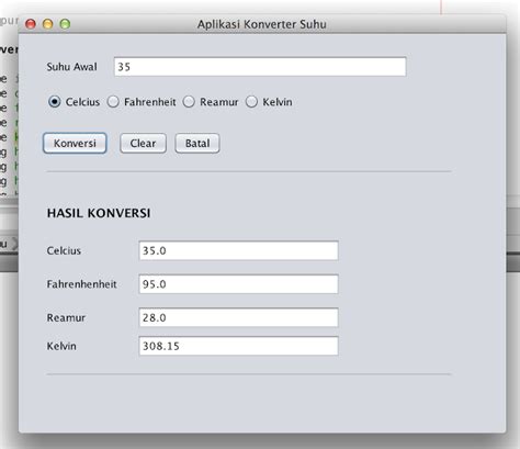 Membuat Aplikasi Konverter Suhu Dengan Java Netbeans Ngoding Java
