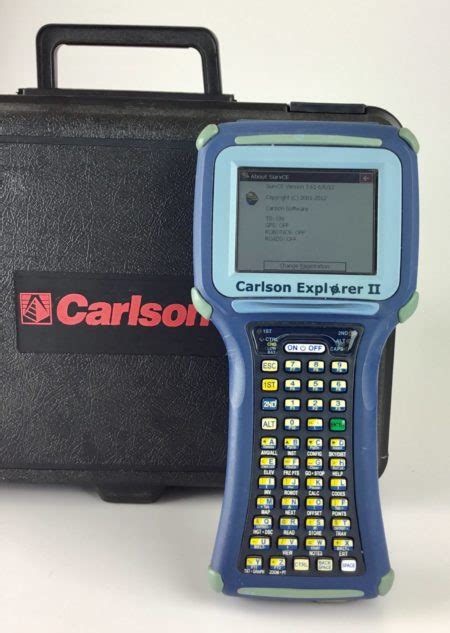 Carlson Explorer2 Data Collector With Survce Basic Ts Precision Geosystems Inc