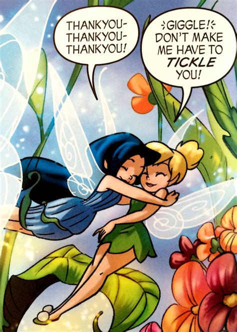 Tinkerbell And Friends Hug Her