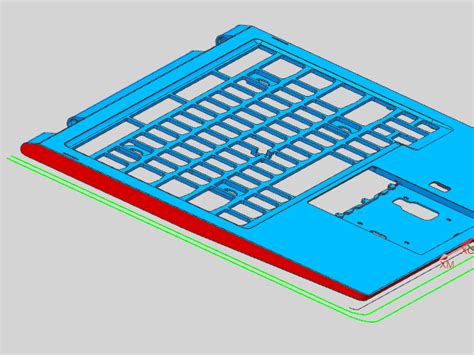 笔记本c壳侧壁高光发丝ug刀路程序模型 Ug Nx 模型图纸下载 懒石网