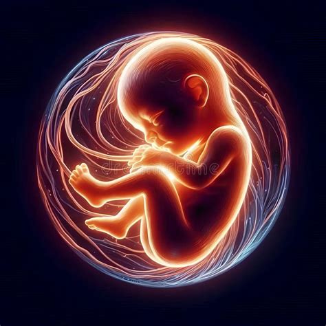 Illustration Of A Fetus Inside The Mother S Uterus Stock Photo Image Of Care Growth
