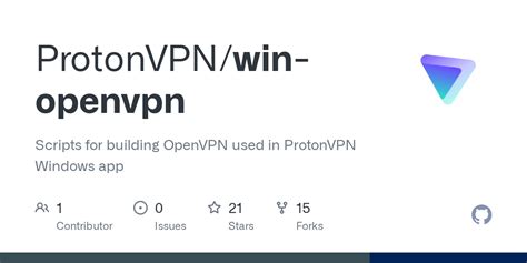 GitHub ProtonVPN Win Openvpn Scripts For Building OpenVPN Used In ProtonVPN Windows App