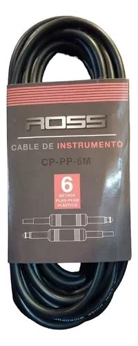 Cable Plug Plug 6m Para Instrumentos Ross Cp Pp 6m